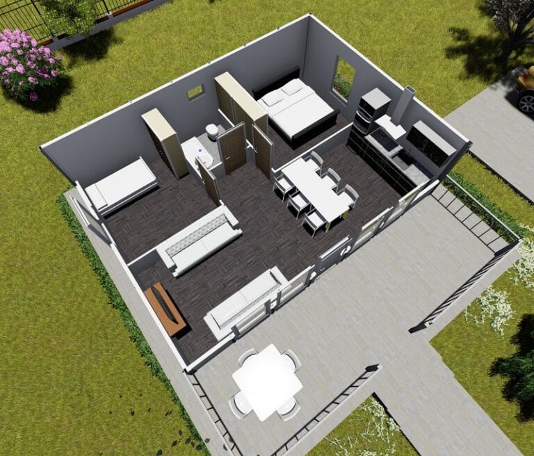 Prefab Houses - Bungalow House 80m2